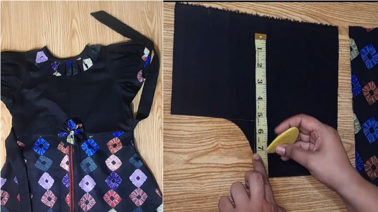 Beautiful frock design for girls|| cutting and stiching tutorial ...
