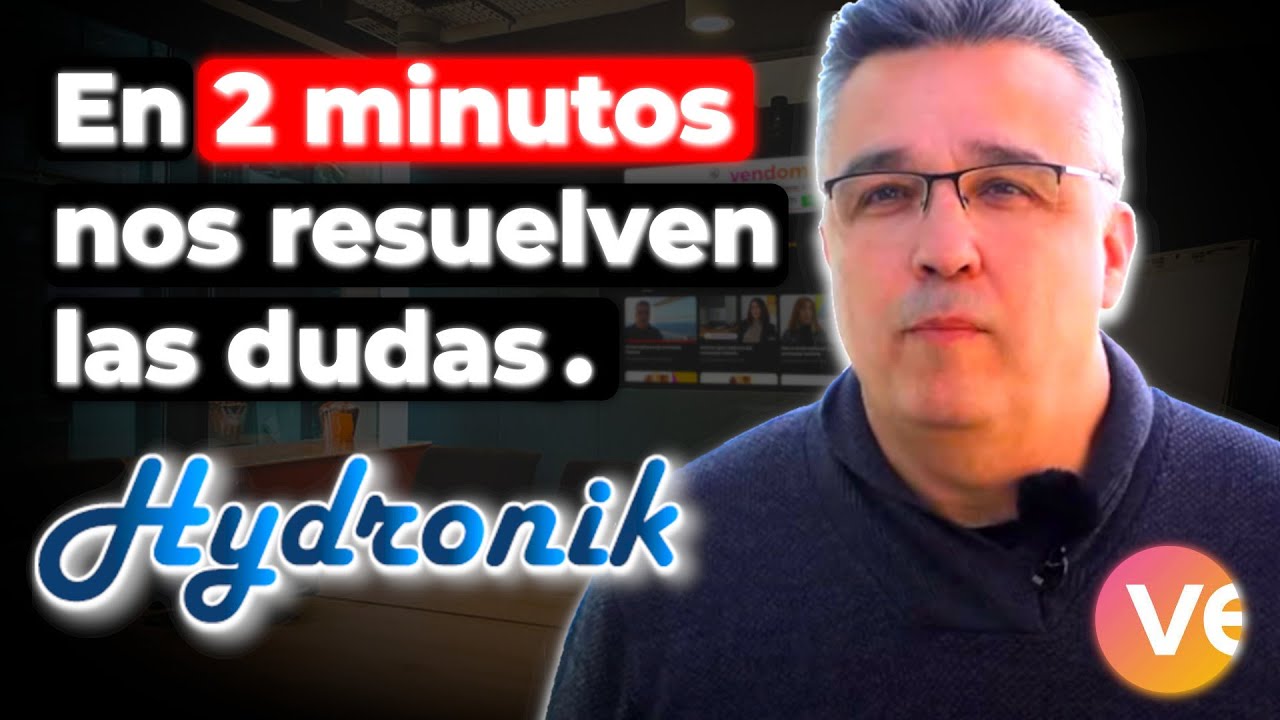El CEO de Hydronik explica por qué recomiendan Vendomia - YouTube