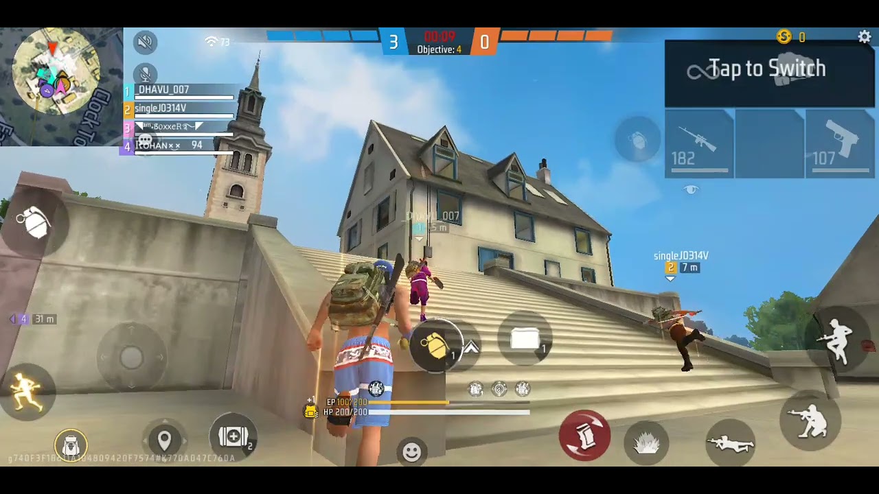 imBoxxerr free fire veteran clash squad gameplay - YouTube