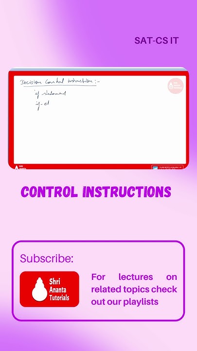 Control Statements #shorts #computer #computerengineering #cprogramminginhindi - YouTube