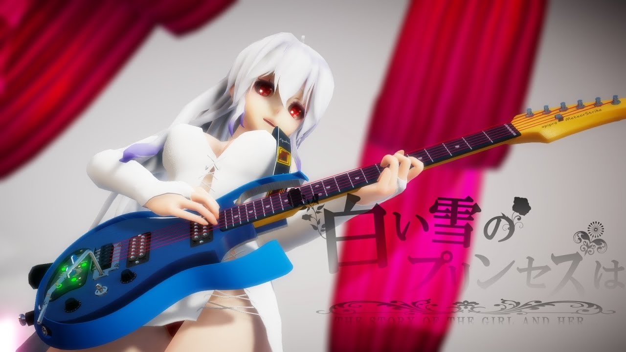 【MMD】The Snow White Princess is -白い雪のプリンセスは...- by TDA 弱音ハク #mmd #haku ...