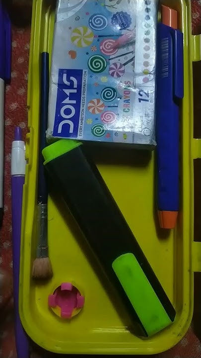 arrange my pencil box with me #shorts - YouTube