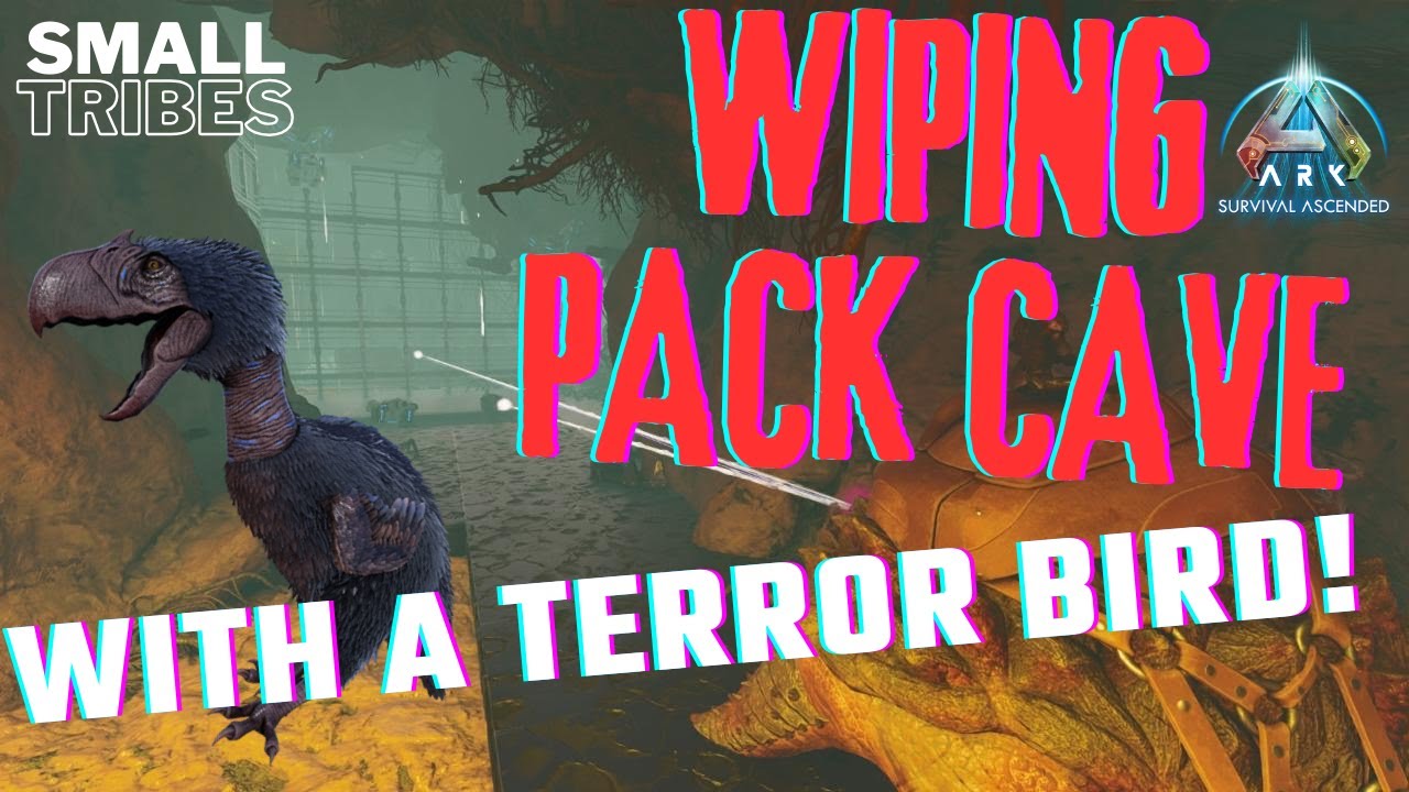 Wiping & Claiming Pack Cave With A Terror Bird! New Meta??- Ark ...