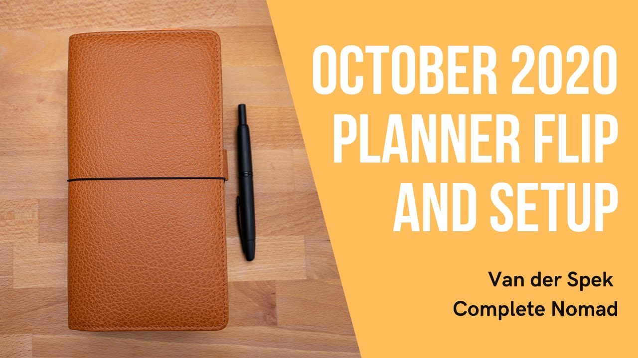 Van Der Spek Traveler's Notebook Planner Setup and Flip-through ...