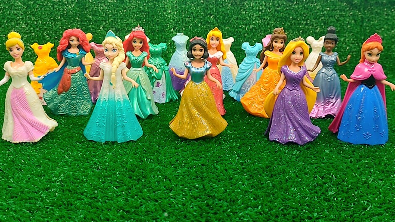 ASMR 5 MYSTERY SURPRISES Disney Princess Miniature Dolls Satisfying ...