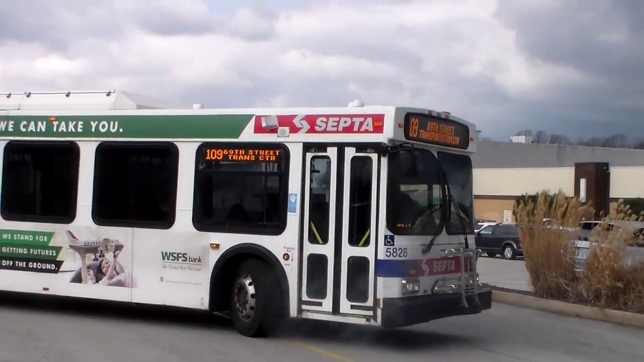 SEPTA BUS: RIDE ON NEW FLYER D40LF 5871 ON ROUTE: 110 - YouTube