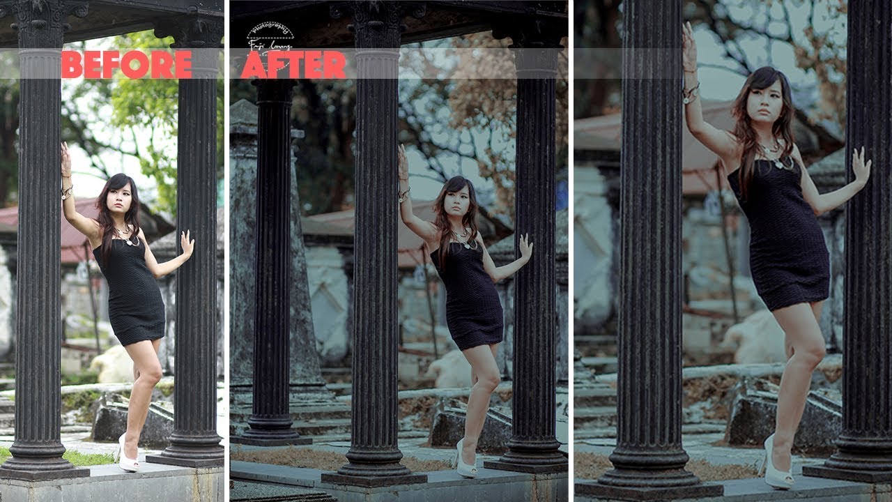 DRAMATIC COLD COLOR EFFECT | PHOTOSHOP CC TUTORIAL - YouTube