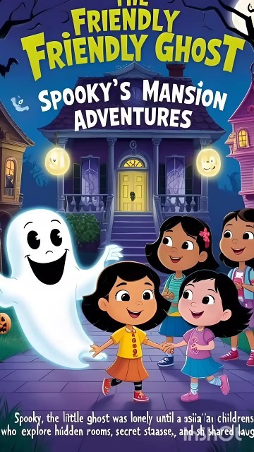 The Friendly Ghost: Spooky’s Mansion Adventures* 👻 #asmr #viralshort # ...