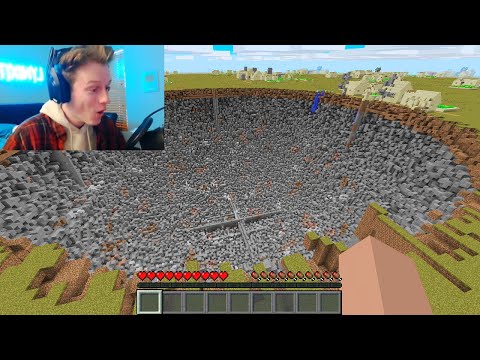 I used a MORE EXPLOSIVES MOD to troll a Streamer in Minecraft...
