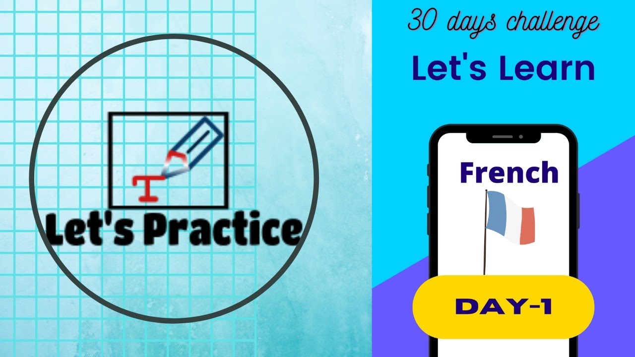 Learn French in 30 days | Day-1 | Live with me | Lets practice together ...