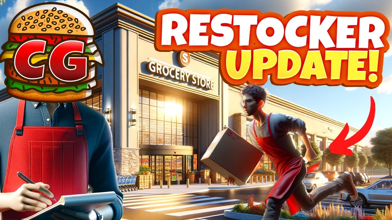 NEW Update Adds Restocker That Helps My Store in Supermarket Simulator ...
