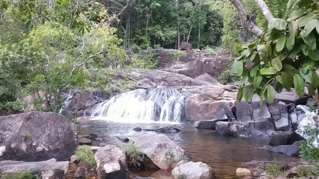 Temburun Waterfall, Anambas - YouTube