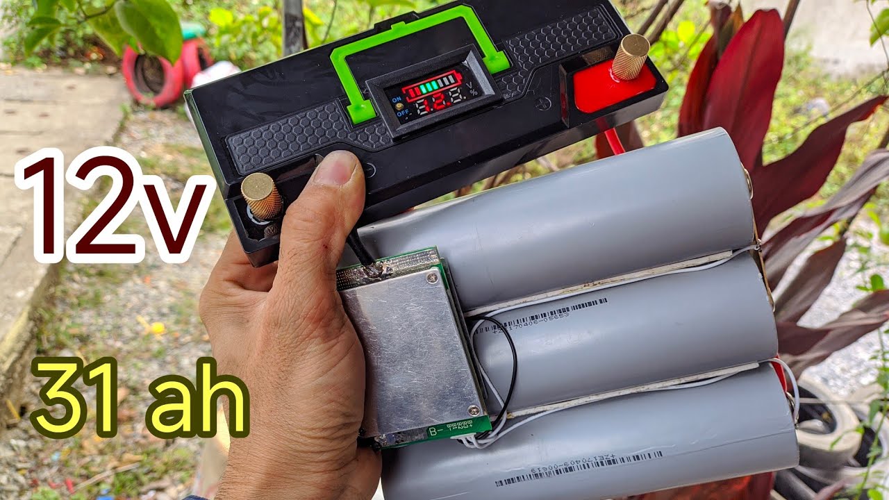 Pin lion 3s 12v 31ah, cell 46160 - YouTube