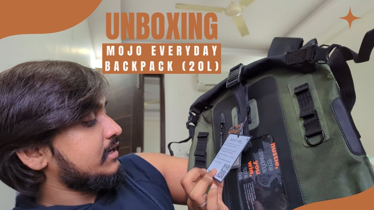 Unboxing Mojo Everyday Backpack (20L) Green | Is it worth it? - YouTube