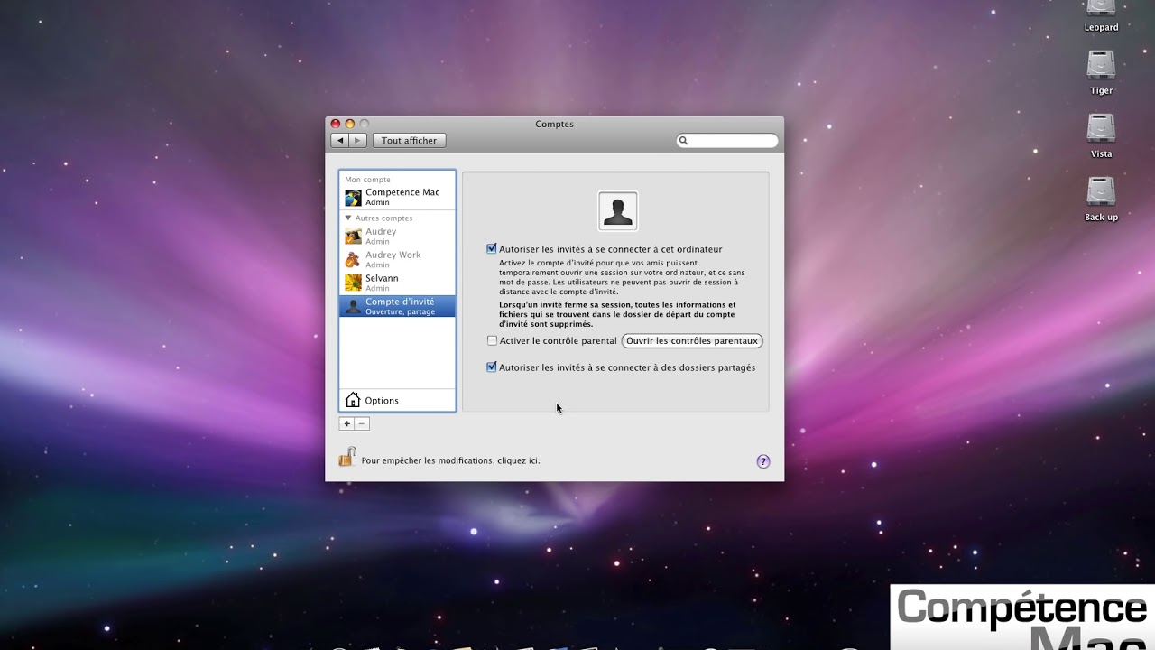 14 Cr er Un Compte Invit Mac OS X Leopard tutoriel Vid o YouTube 14-cr-er-un-compte-invit-mac-os-x-leopard-tutoriel-vid-o-youtube