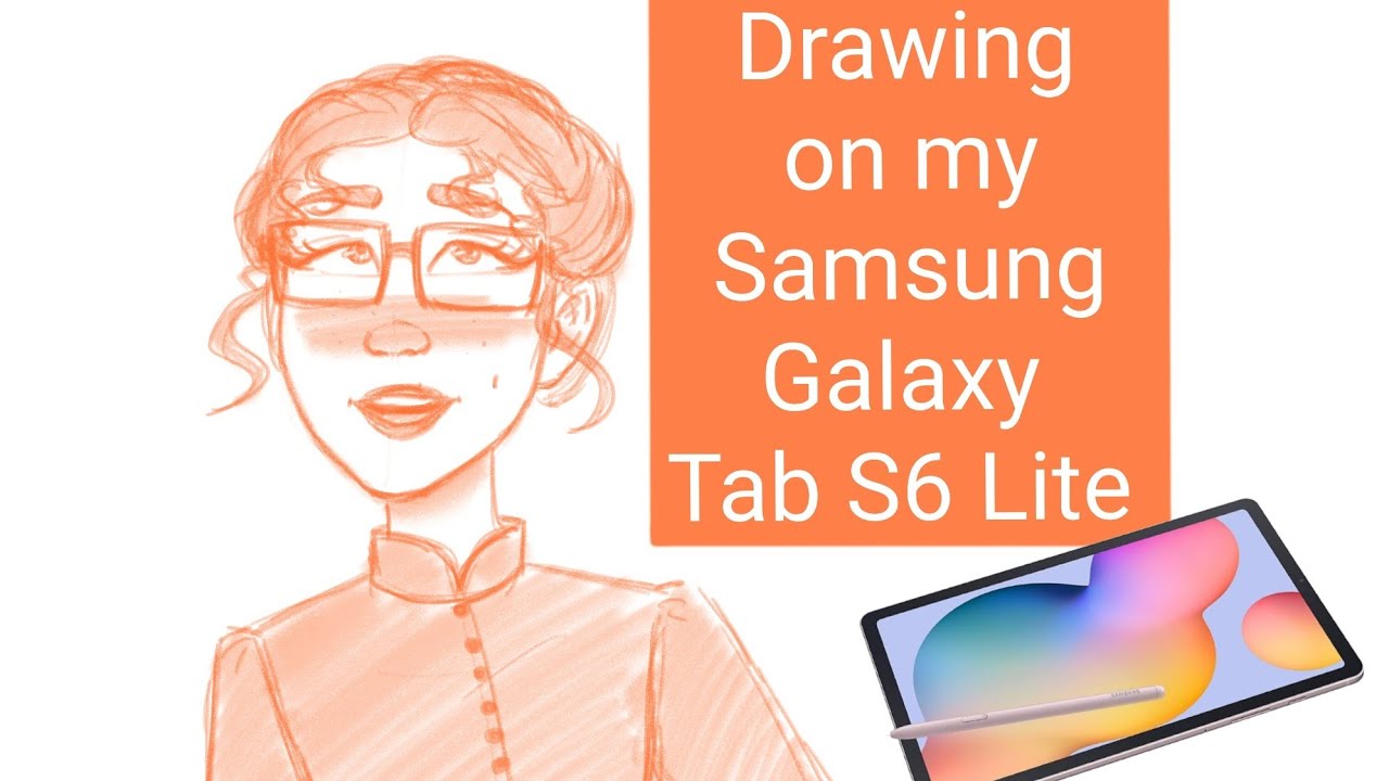 Drawing on my Samsung Galaxy Tab S6 Lite | Infinite Painter Drawing ...