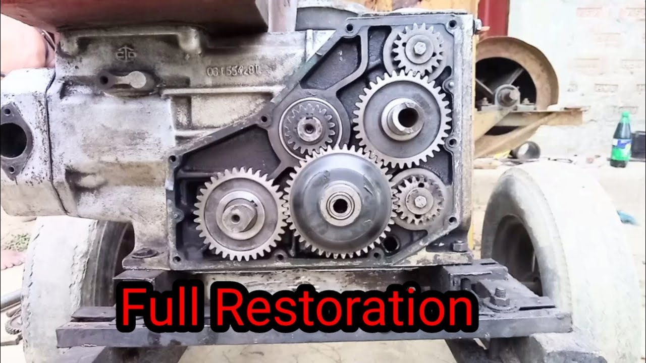 how to 16 hp diesel engine full restoration.china Diesel Engine repair ...