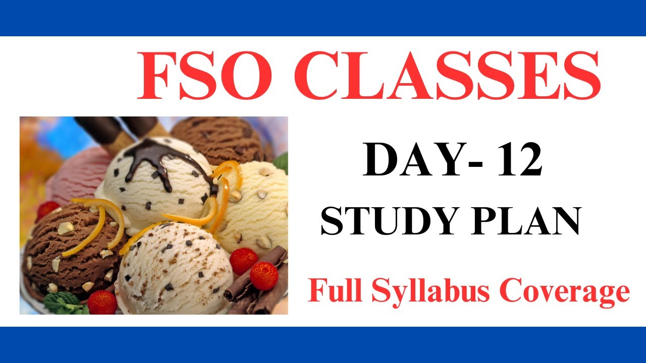 CHEESE, ICE CREAM |MODULE 2| FSO - YouTube