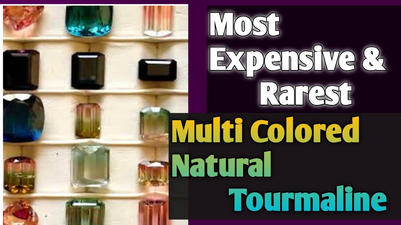 World Rarest Top Quality Natural Cut Tourmaline | Different Colors ...