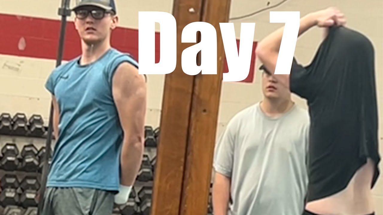 Day 7 | throwing for first / shot put and bench - YouTube