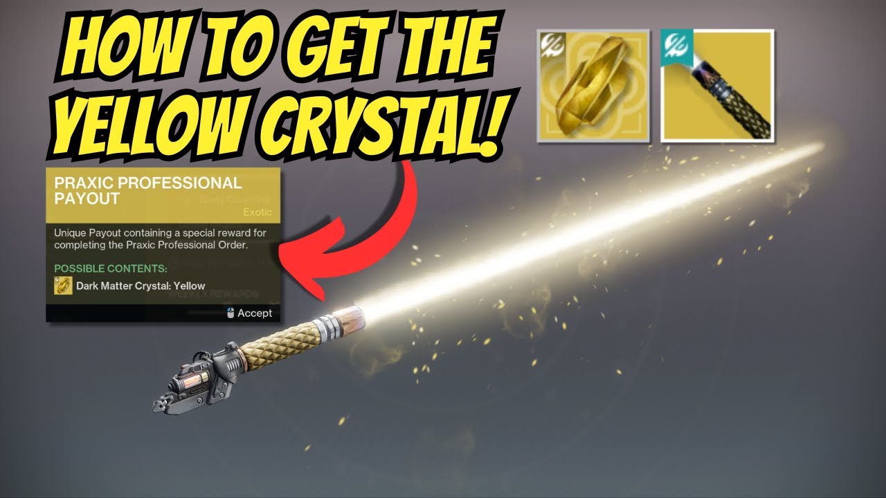 How to get the Yellow Dark Matter Crystal for the Praxic Blade ...