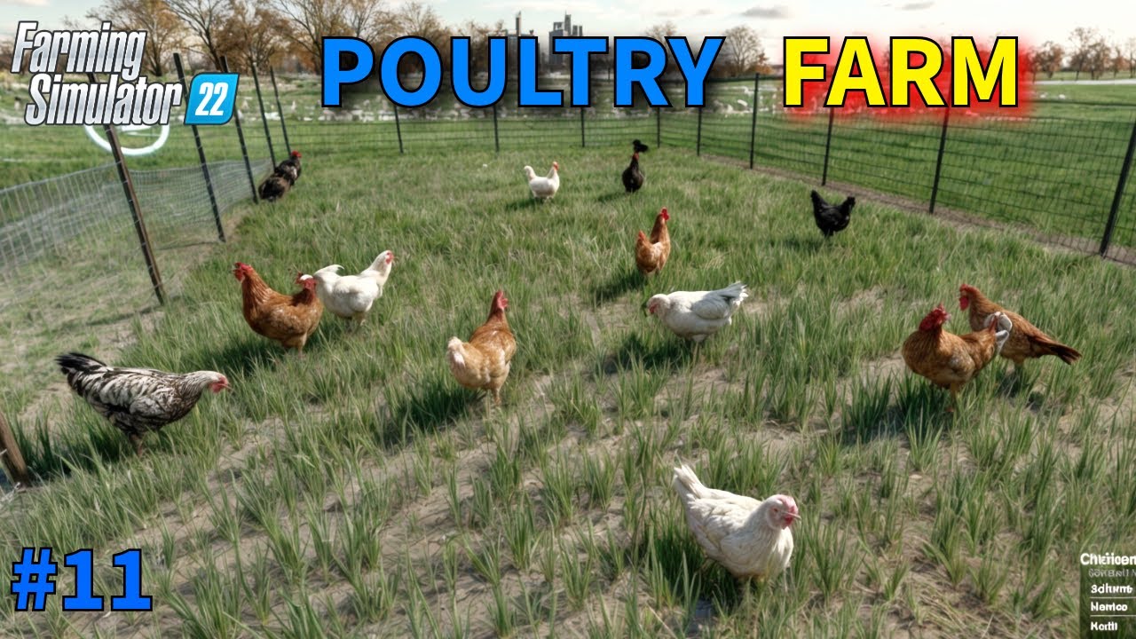 Starting Poultry Business - Farming Simulator 22 - part 11 || WILD ...