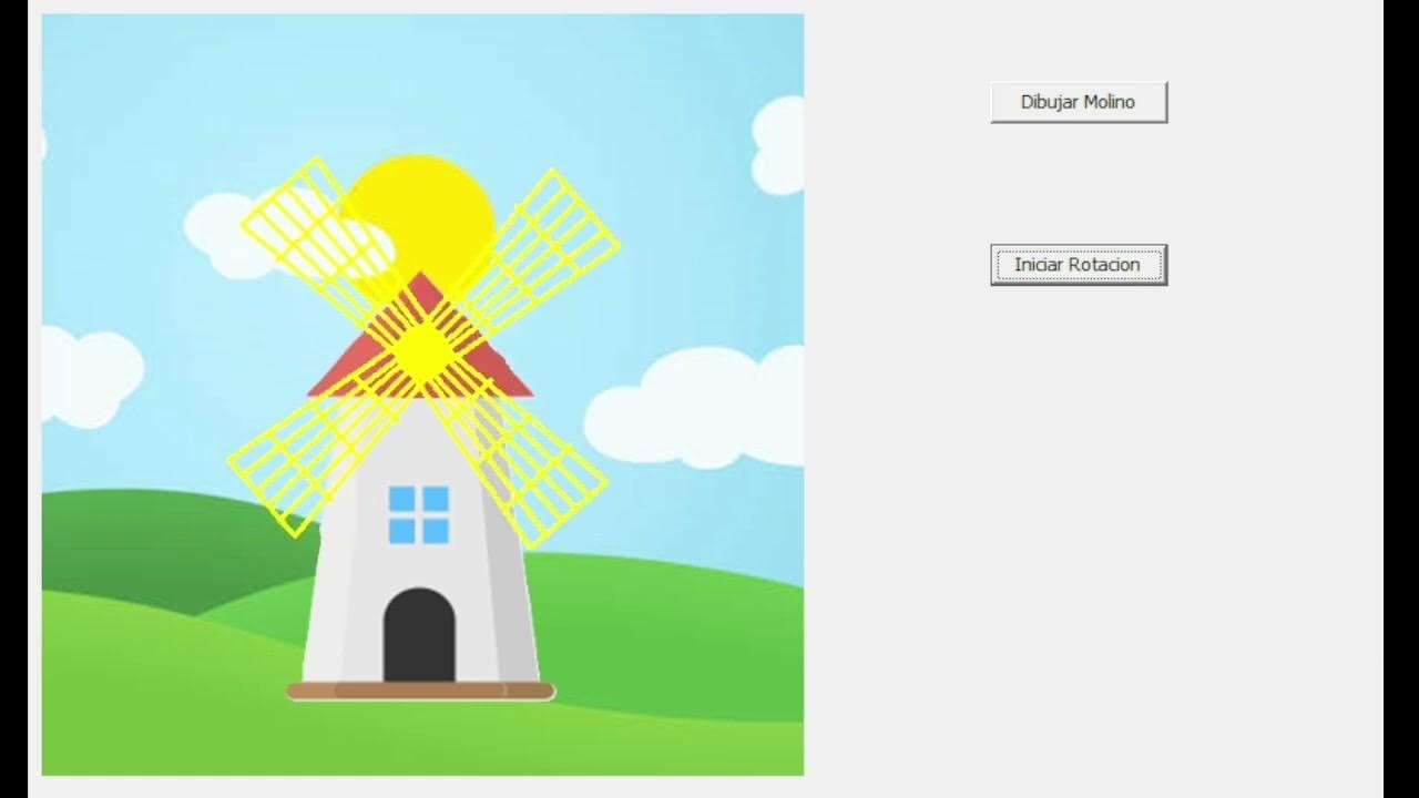 PRACTICE 7 - Windmill with timer and background image in DELPHI - YouTube