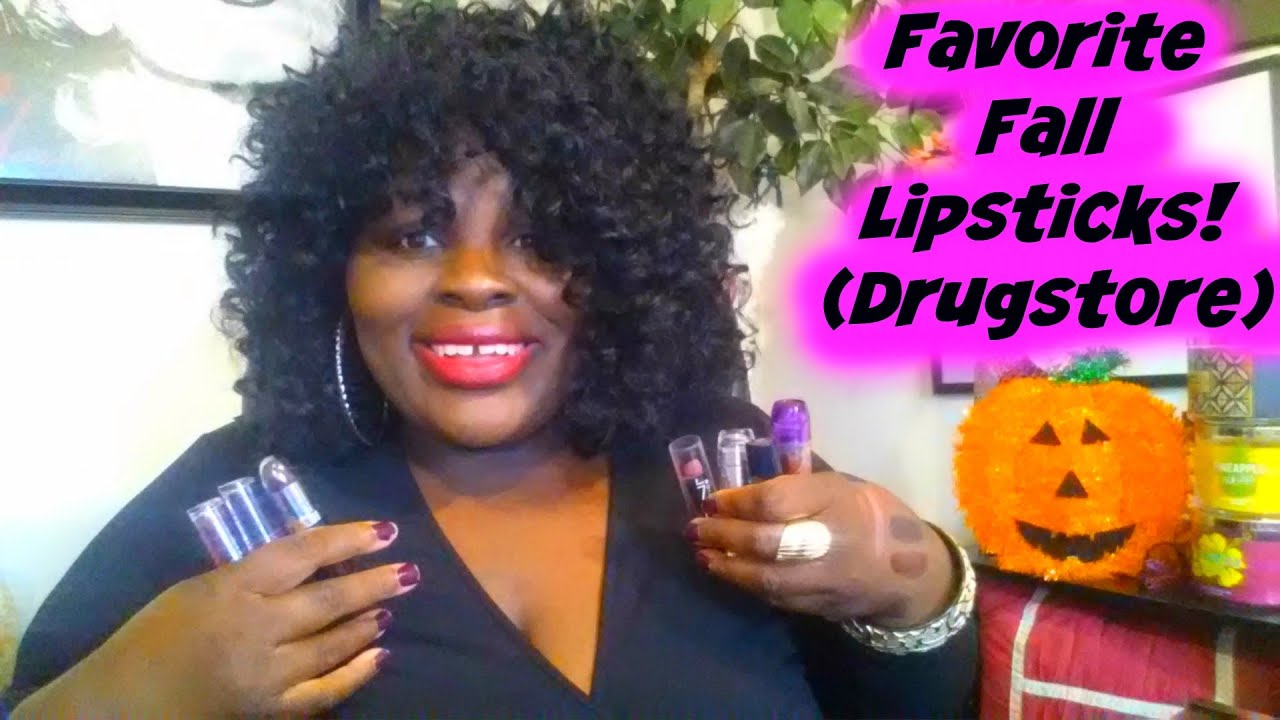 Favorite Fall Drugstore Lipsticks! - YouTube