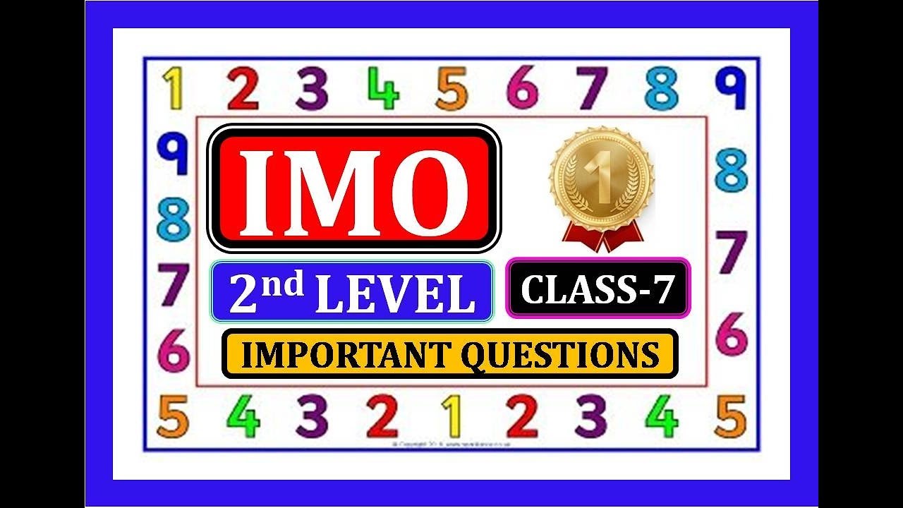 IMO 2019 - 20 CLASS 7 LEVEL 2 IMPORTANT QUESTIONS. - YouTube