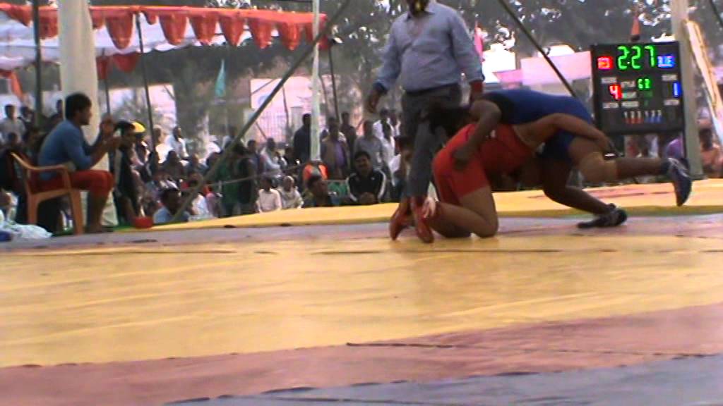 Womens heavyweight wrestling match Senior national - YouTube