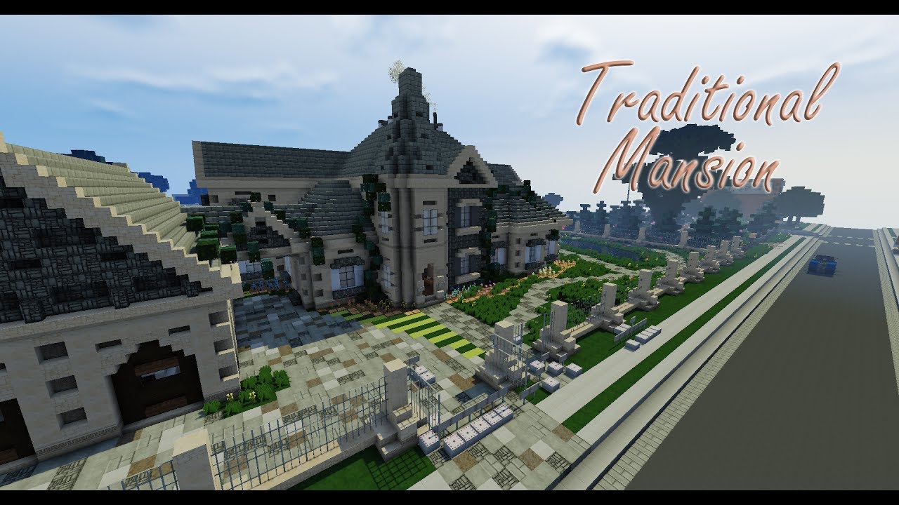 Minecraft -Traditional Mansion - YouTube