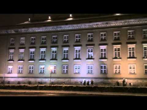 Urząd Wojewódzki we Wrocławiu nocą