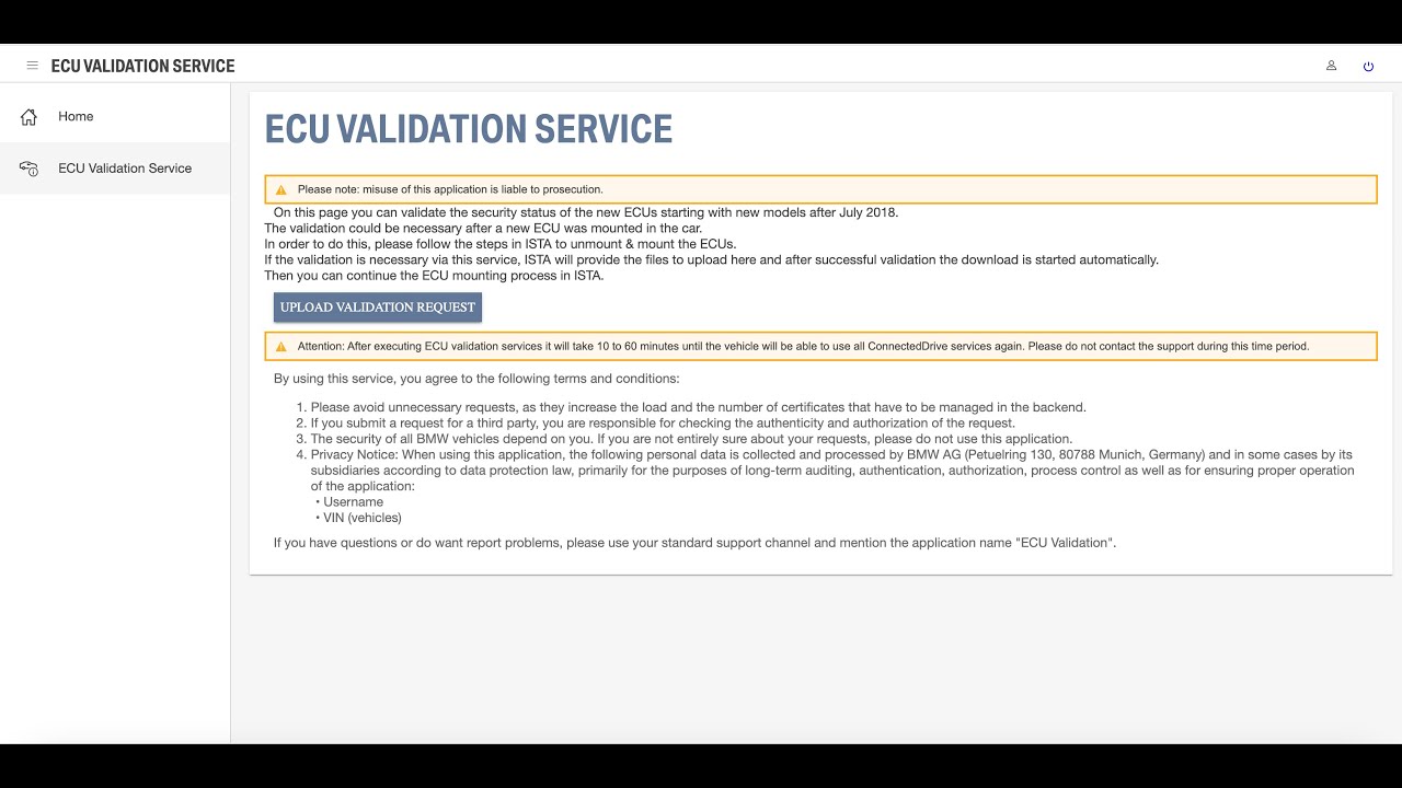 AOS - ECU VALIDATION SERVICE - YouTube