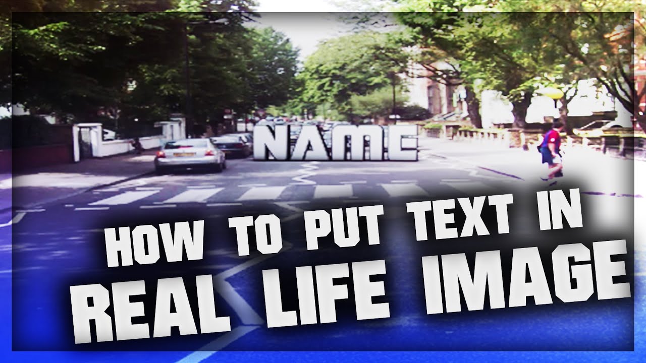 How to put 3D Text in real world images! Using Cinema 4D - YouTube