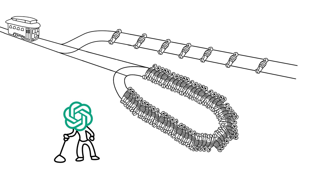 AI Decides on a Trolley Problem Meme (Again) - YouTube