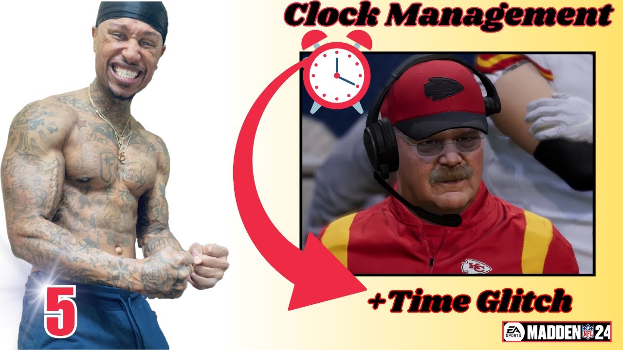 Madden 24 PRO TIPS and GLITCHES ⏰CLOCK MANAGEMENT⏰ - YouTube