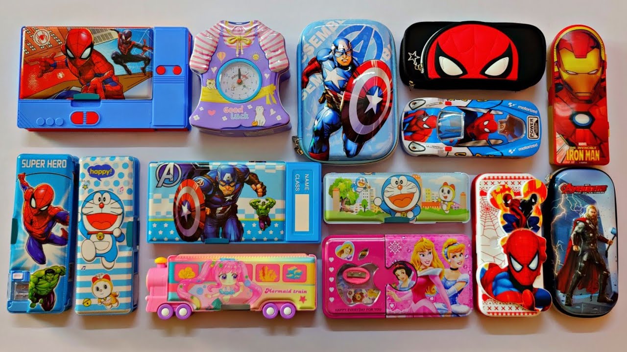 Ultimate Collection of Geometry Box 😱Spiderman, D0remon, Iron Man ...