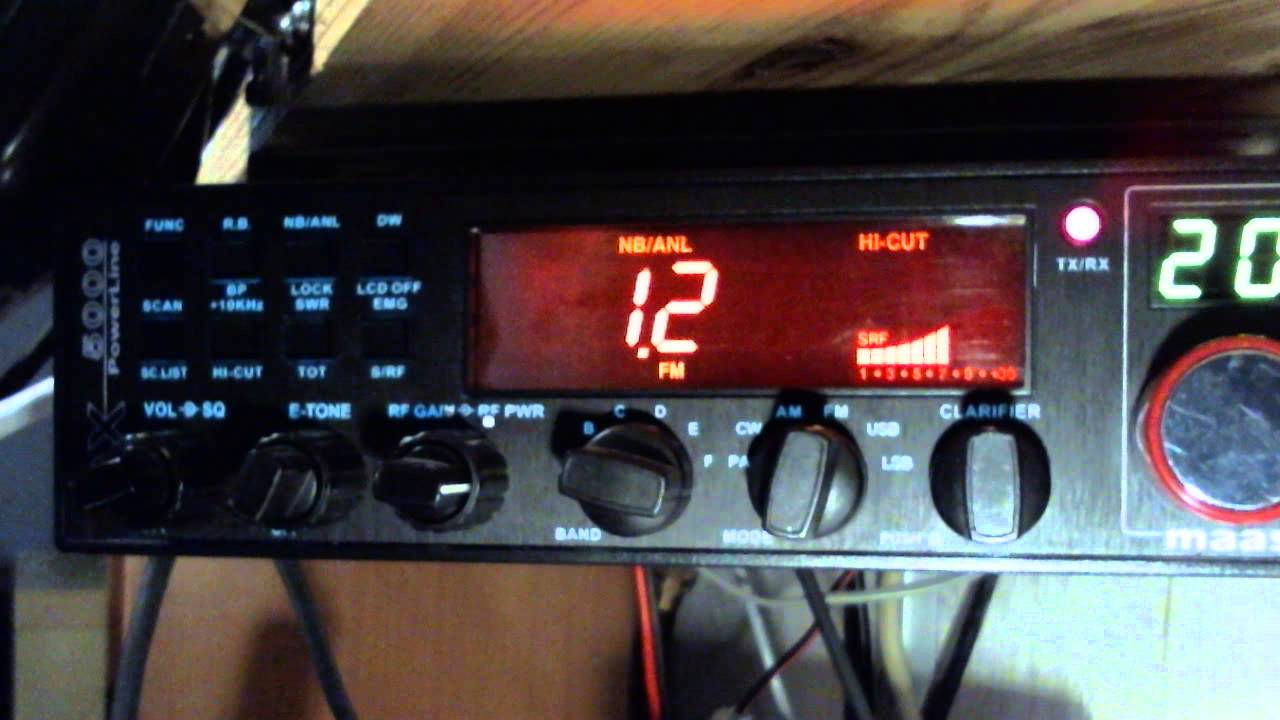 Setting up the swr meter on Maas DX5000 - YouTube