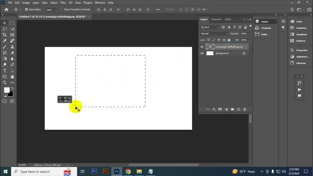 How to Fix Photoshop Text is not Visible - YouTube