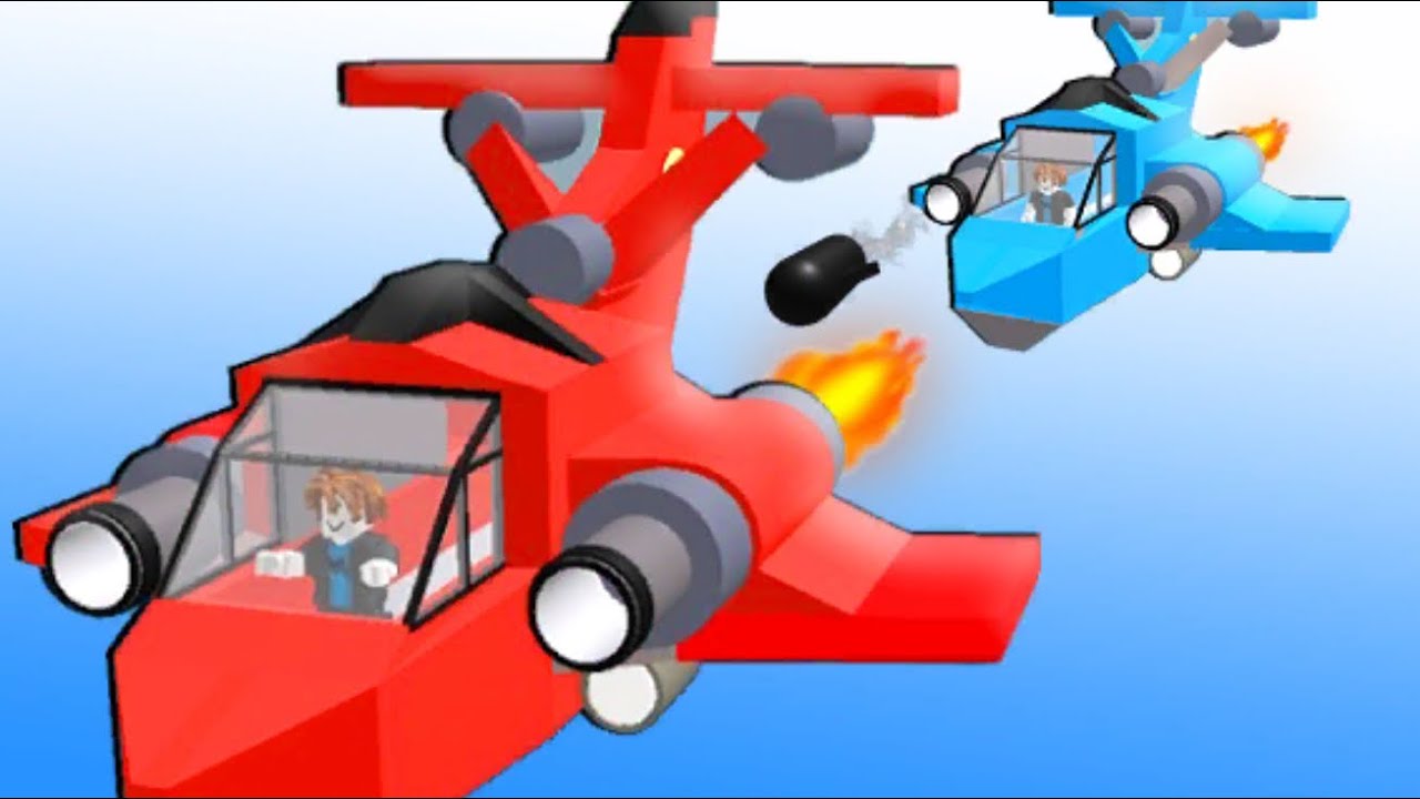 Red vs blue airplane fight - YouTube