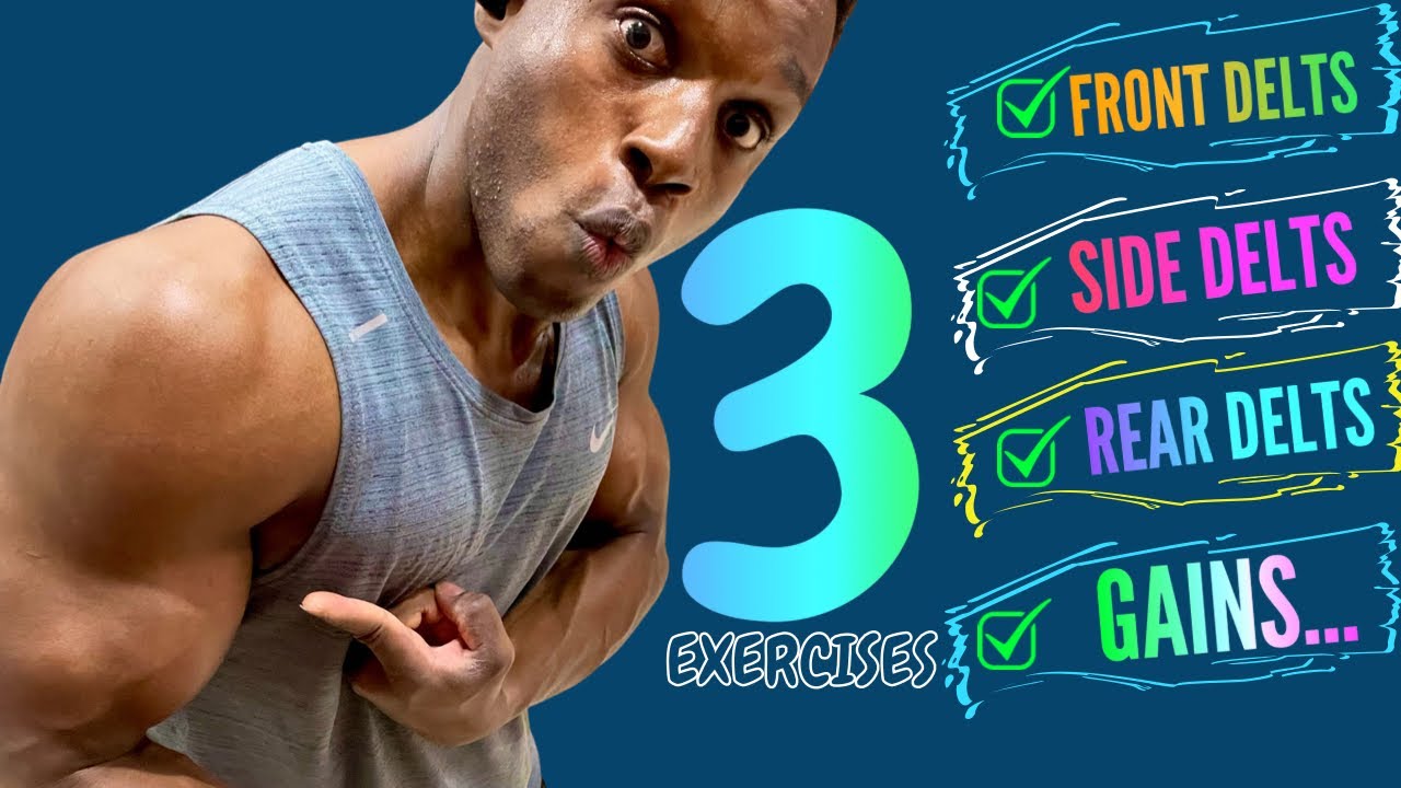 AMAZING & INTENSE Front Delt, Side Delt & Rear Delt Shoulder Workout ...