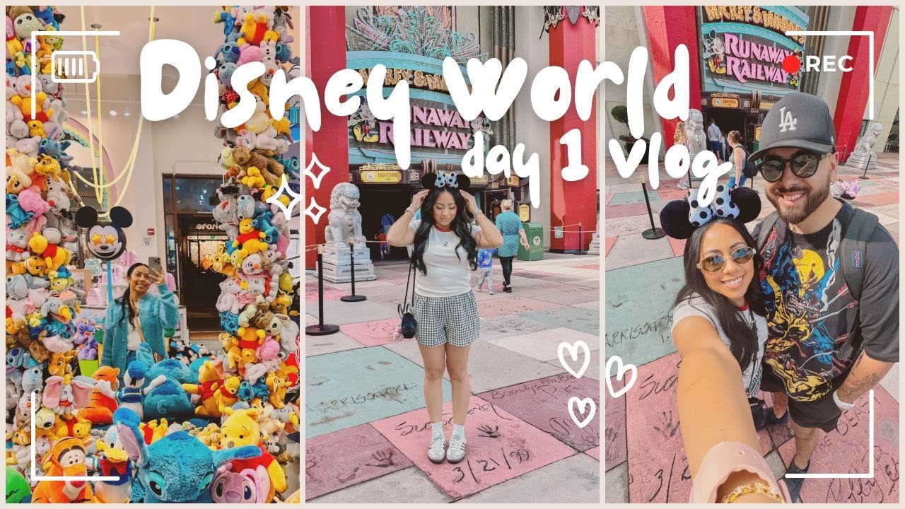DISNEY WORLD VLOG DAY 1 | Hollywood Studios & Disney Springs - YouTube