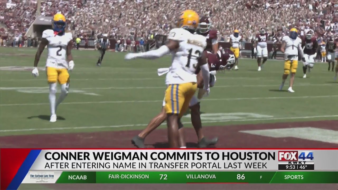 Conner Weigman commits to Houston - YouTube