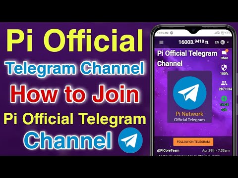 Pi Official Telegram Channel | How to join pi official telegram channel ...