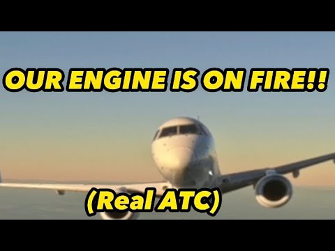 Pilot Reports ENGINE FIRE- Returns to Airport Immediately- Amazing Job ...