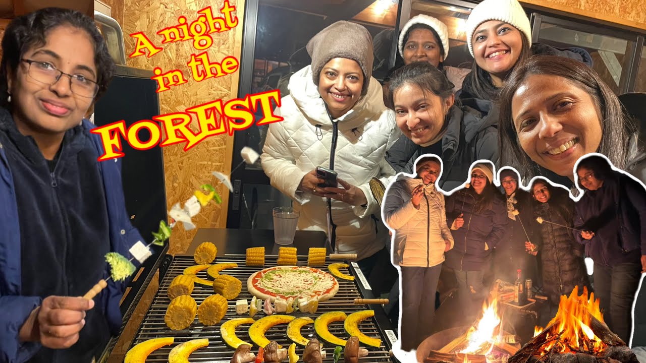 A Cozy Night in The FOREST with Friends! Camping | JAPAN | - YouTube