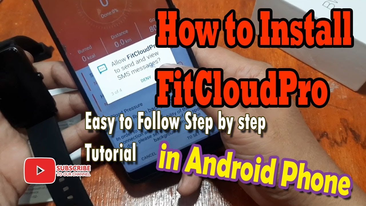 How to Install FitCloudPro App on Android Smartphone with BlitzWolf BW ...