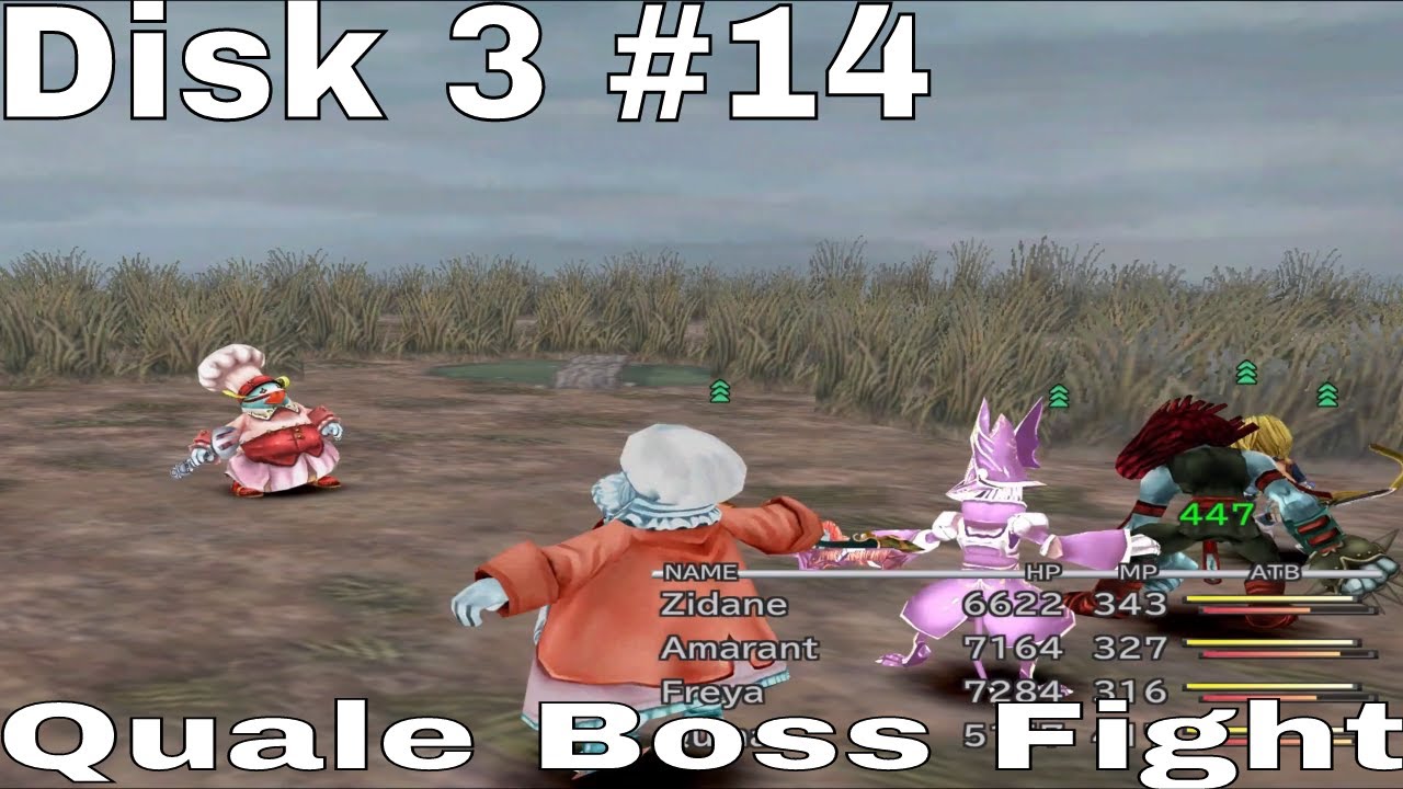 Final Fantasy IX 9 Disk 3 Quale Boss Fight - YouTube