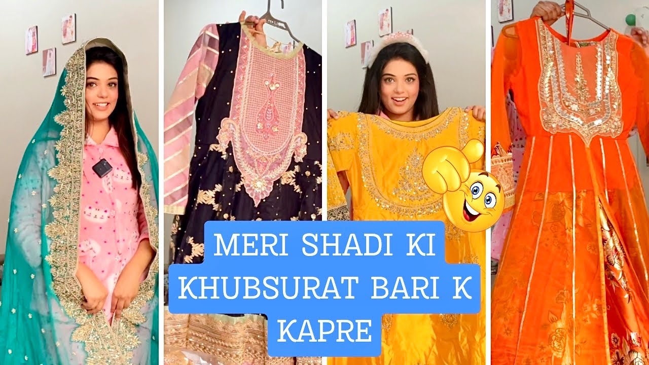 My Wedding Dresses Collection | Meri Shadi Ka Jora | Urooba Faizan ...