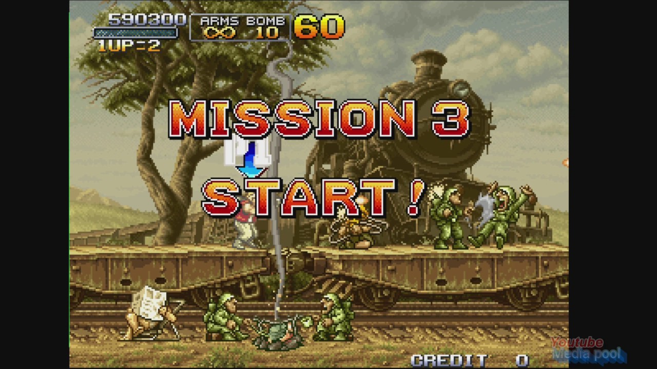 1998 Metal Slug 2 (Arcade) Game Playthrough Video Game - YouTube